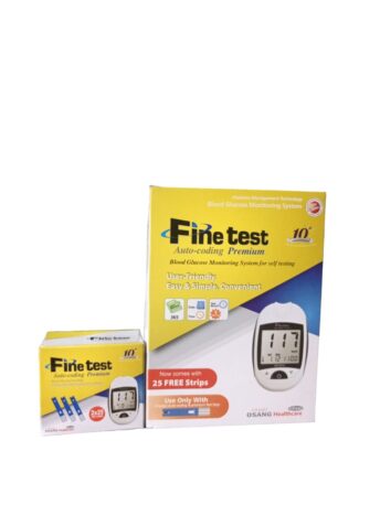 Fine test Auto-coding Premium Glucometer+extra 50Strips - Regino ...