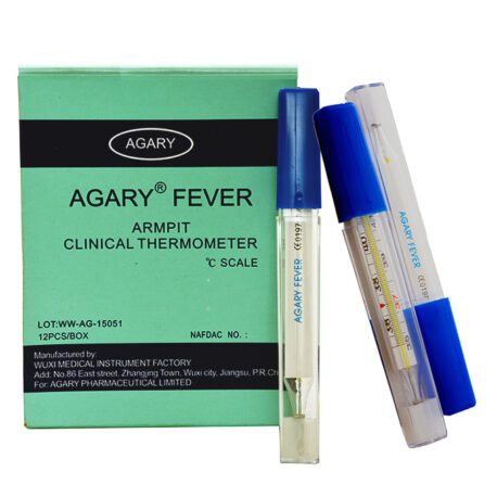 Mercury clinical thermometer 12UNITS - Regino Medicals Limited
