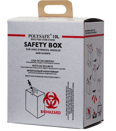 Safety Box |Sharp Box Carton of 25unit - Regino Medicals Limited